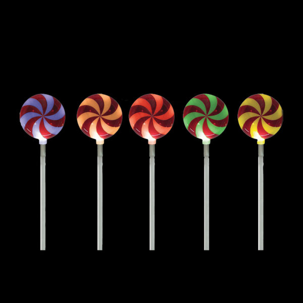 The Holiday Aisle® 5 Light Candy Pathway Lights & Reviews | Wayfair