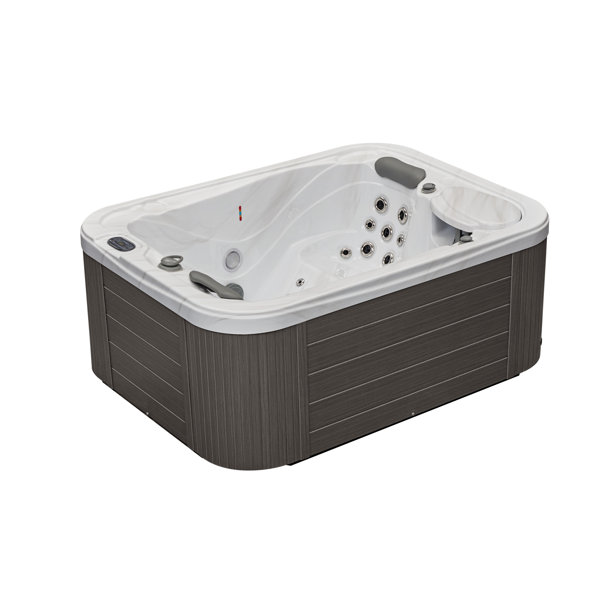 Luxury Spas 240 Volt 47 - Jet Acrylic Rectangle Hot Tub with Ozonator ...
