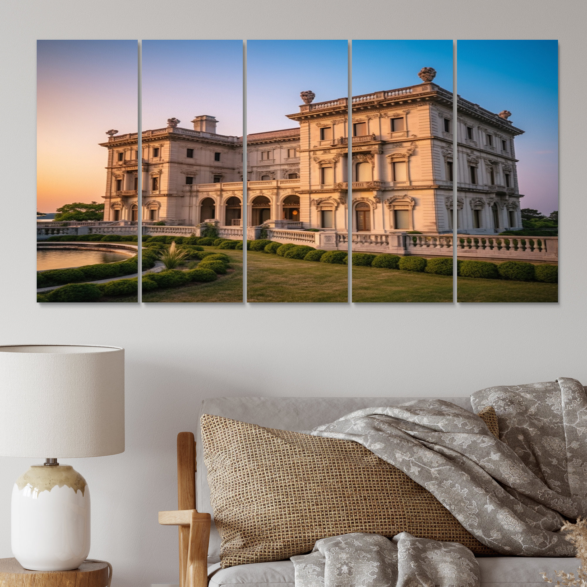 Ebern Designs Rhode Island New Port Historical Mansion II On Canvas 5 ...