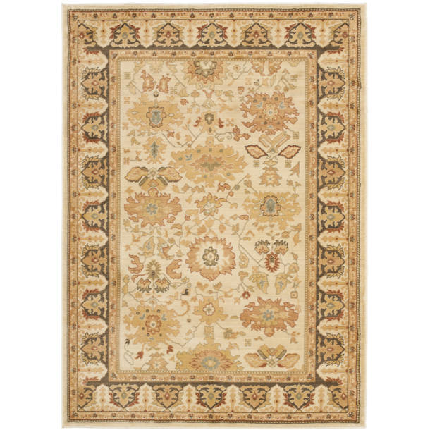 Charlton Home® Christensen Performance White Rug | Wayfair