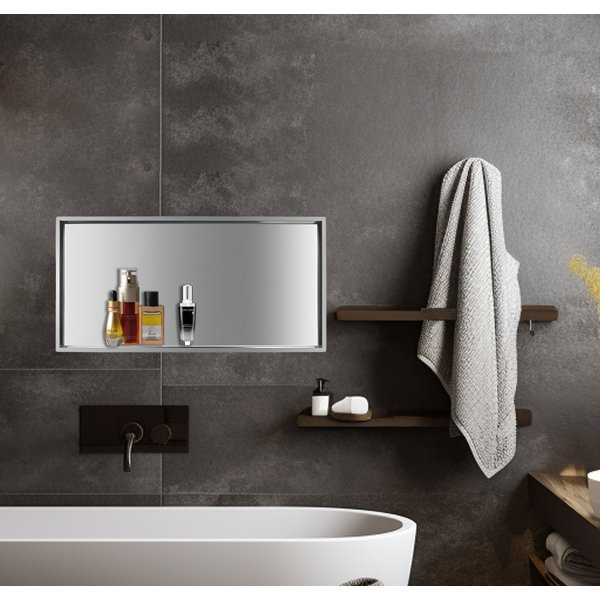 DecoMust Stainless Steel Rectangular Recessed Shower Niche Inner Size ...