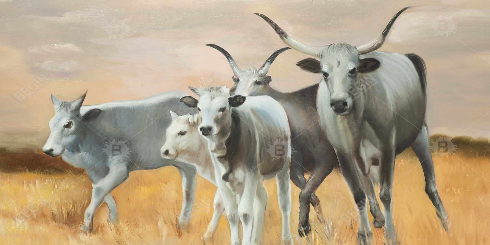 Begin Edition International Inc. Nguni breeding - 15.75"x31.50" Desk ...