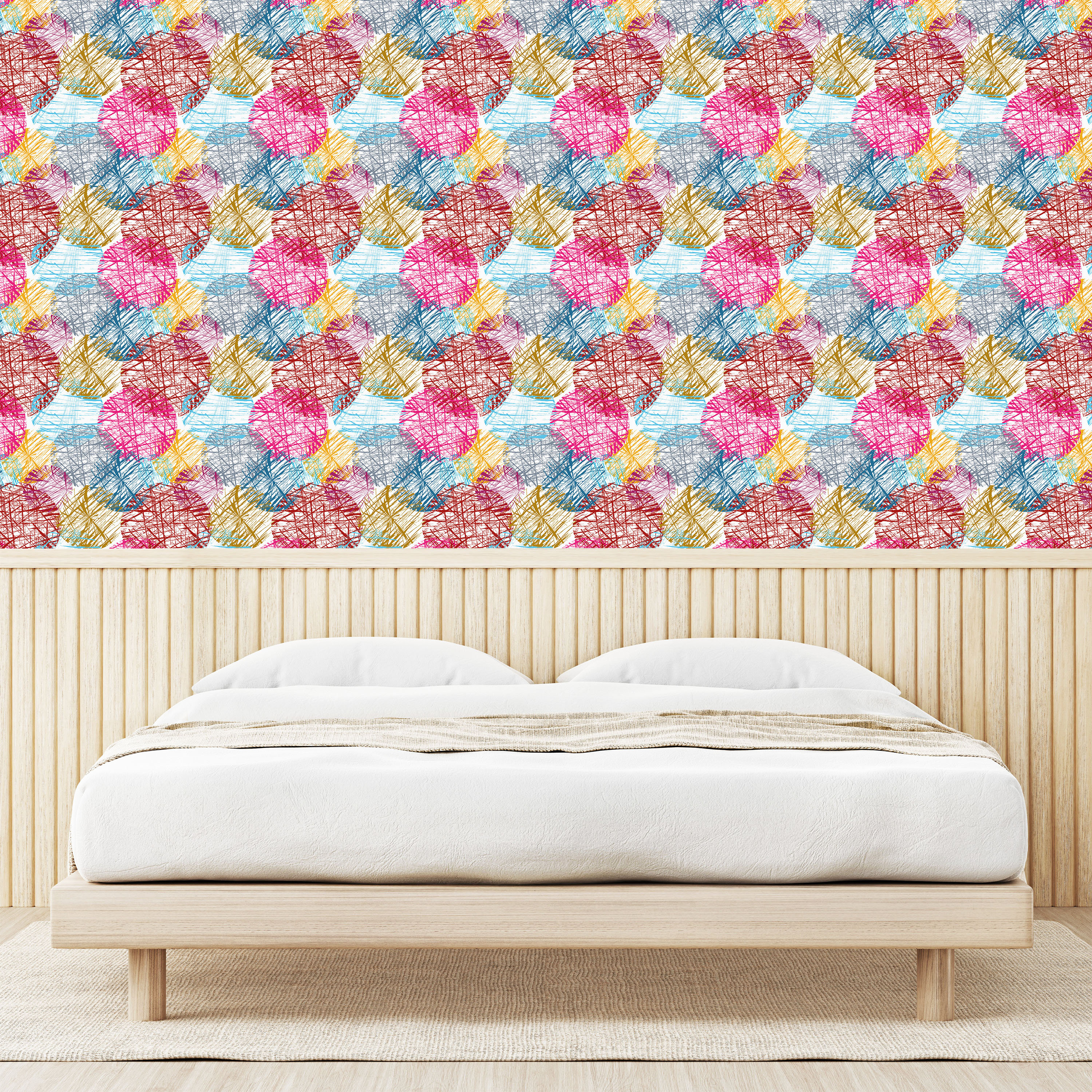 Wrought Studio Textured Peel and Stick Wallpaper Roll - Wayfair Canada