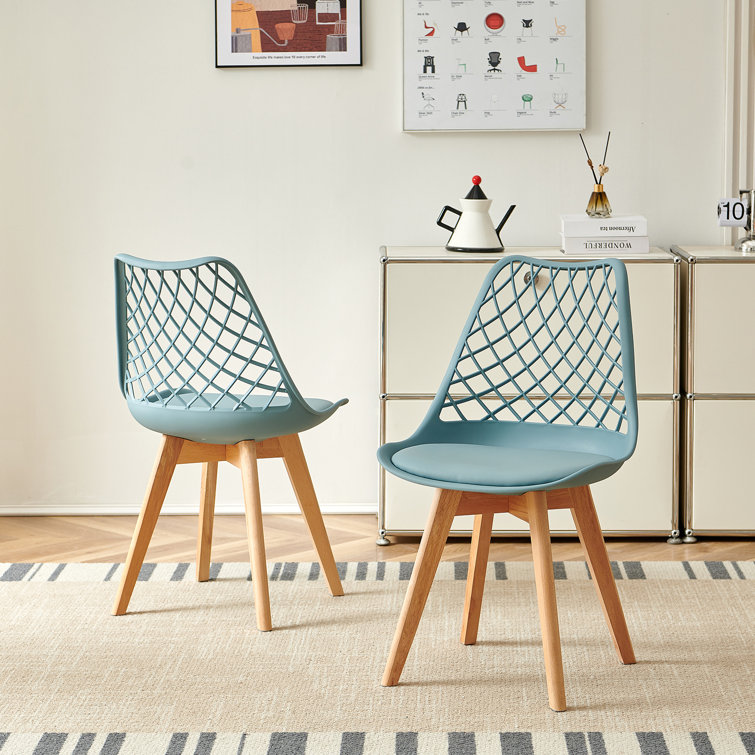 Norden Home Yancy 43cm H Upholstered Side Chair in Air Force Blue ...