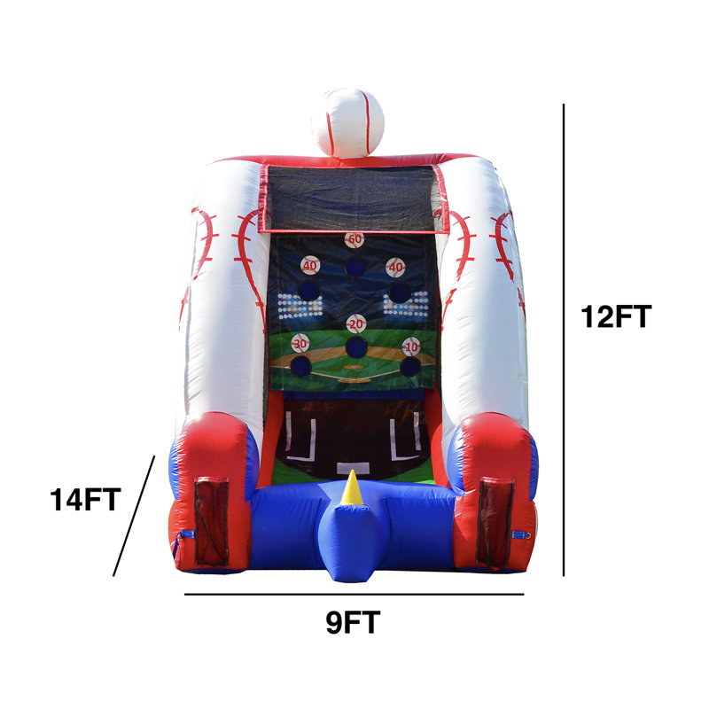 JumpOrange Baseball Target Game Inflatable for Kids and Adults (with ...