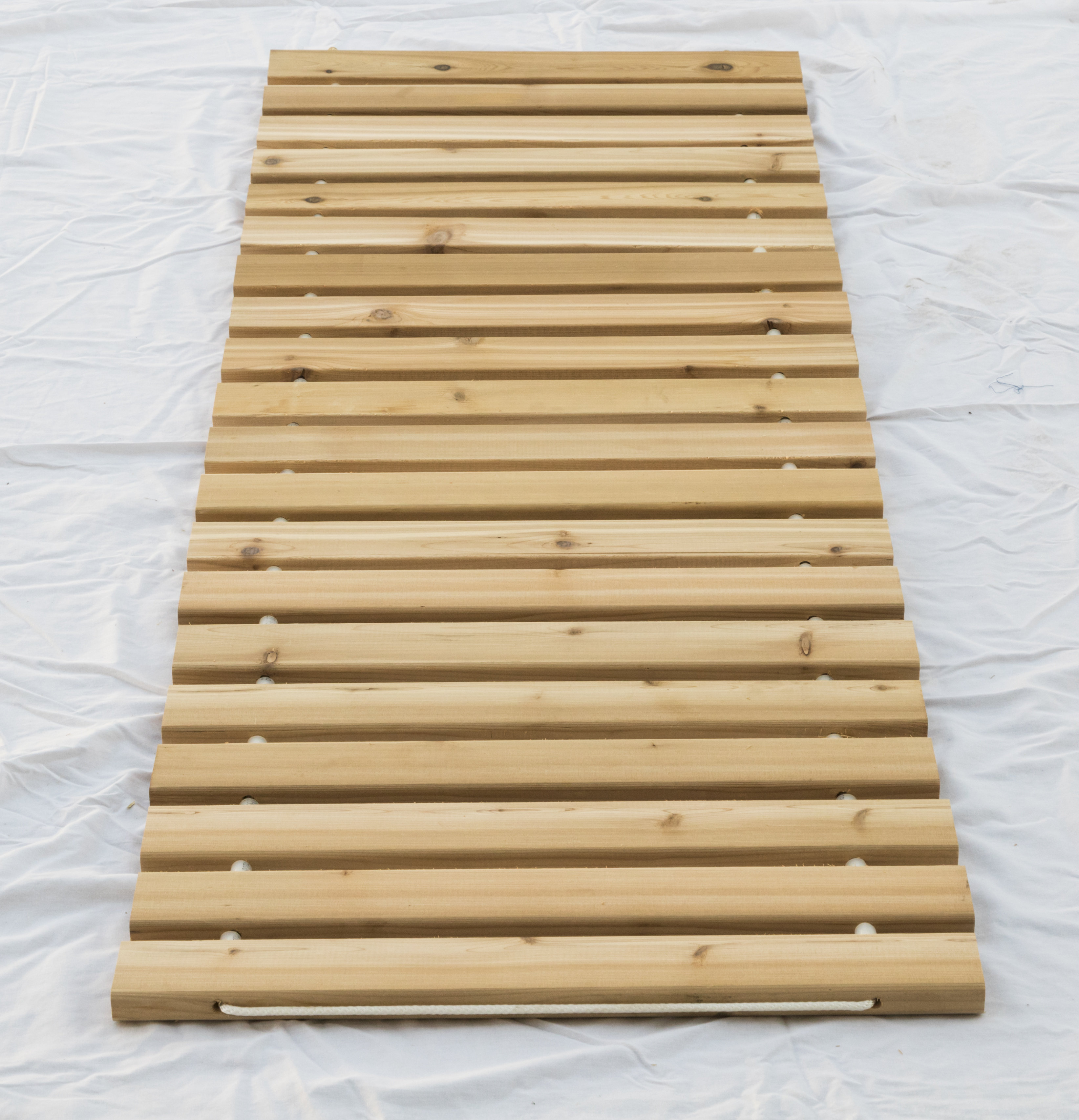 Kunkle Holdings LLC 2'' X 10'' Red Cedar Roll-Up Walkway | Wayfair