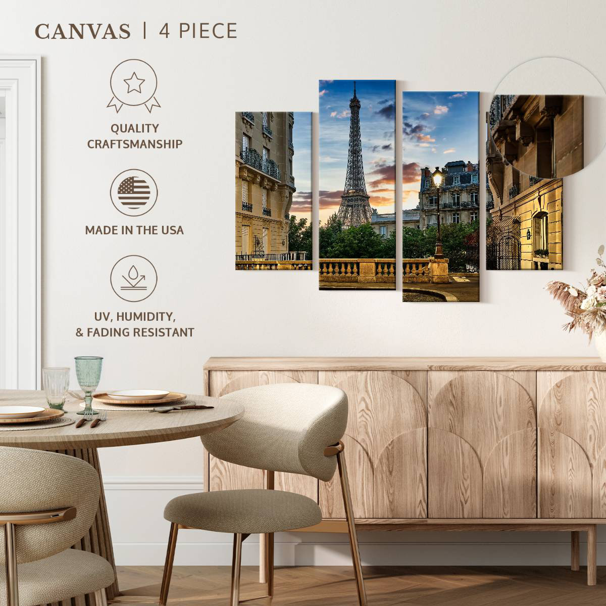 Ebern Designs Nicci Haussman Building Eiffel View | Wayfair