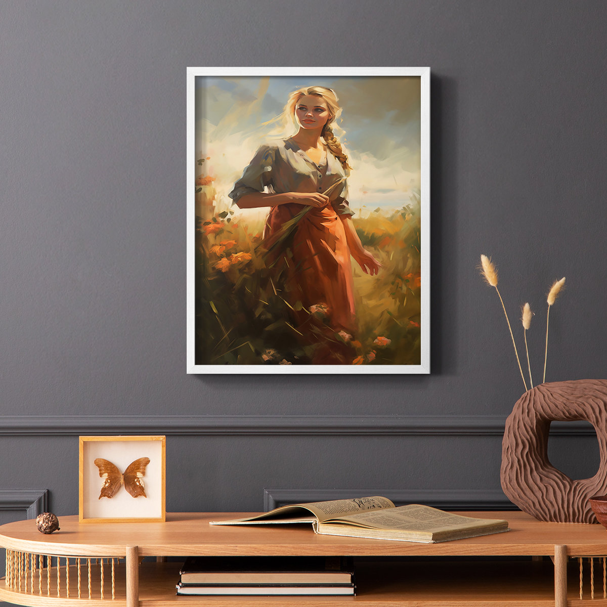 Charlton Home WOMEN-CDXXXI -Premium Gallery Framed Print - Ready to ...