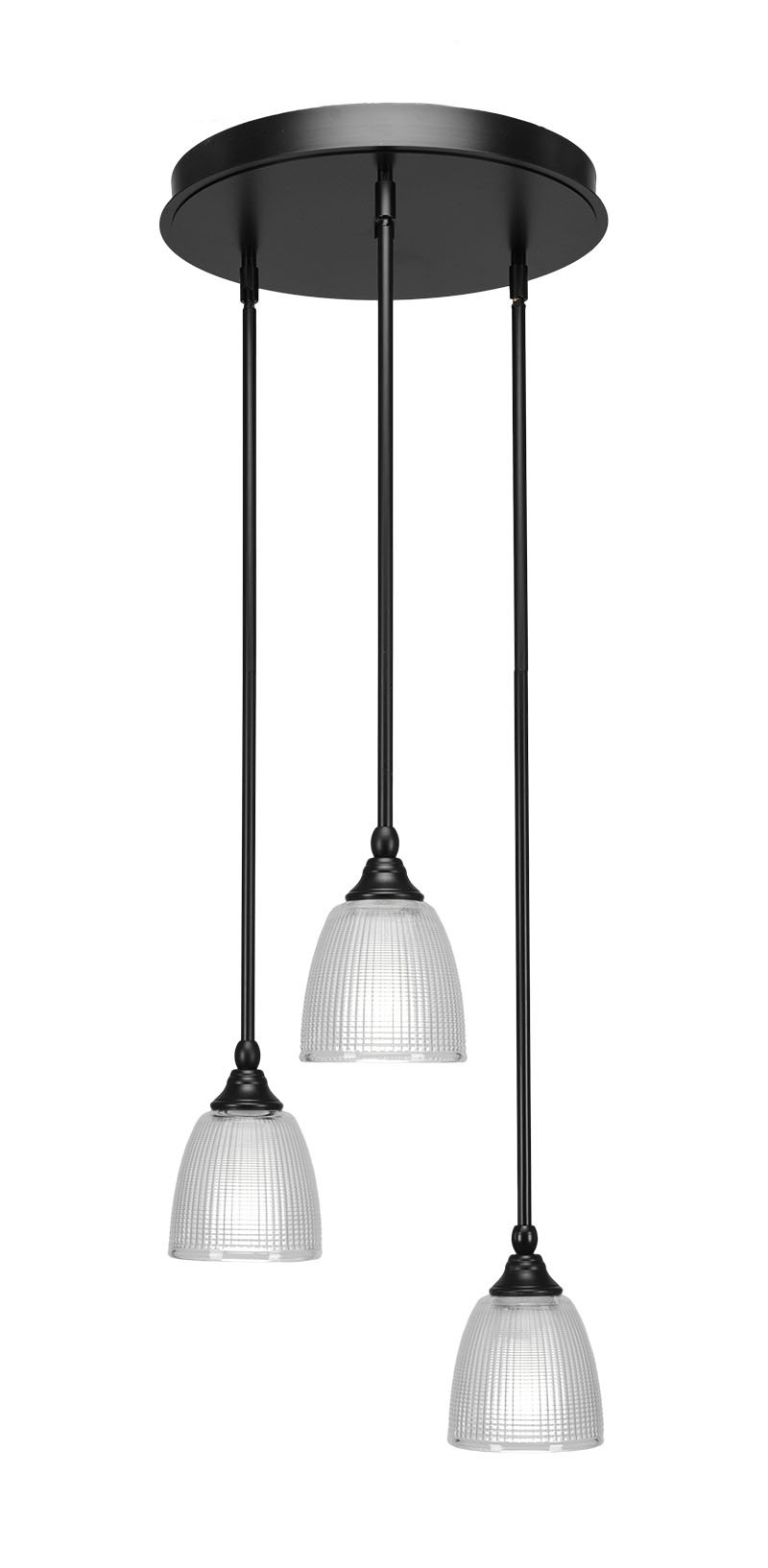 Ebern Designs Shamar 3 Light Stem Hung Cluster Pendalier Shown With 5 ...
