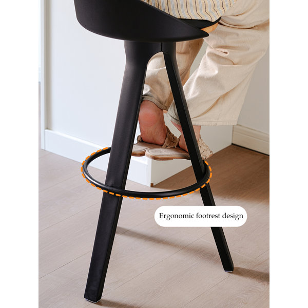 Corrigan Studio® Modern Light Luxury Pp High-Legged Bar Stools | Wayfair