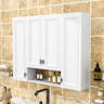 Winston Porter Modern Wall-Mounted Bathroom Cabinet with 5 Adjustable ...