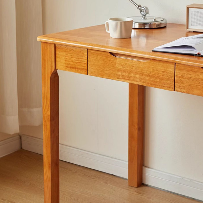 Corrigan Studio® Cherry Rectangular Solid Wood desks | Wayfair