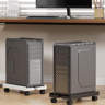 YURENWANGLUO Adjustable Mobile CPU Stand, Ventilated Computer Tower ...