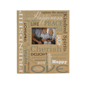 Ebern Designs New View Gifts Sentiment Photo Album With Framed Front ...