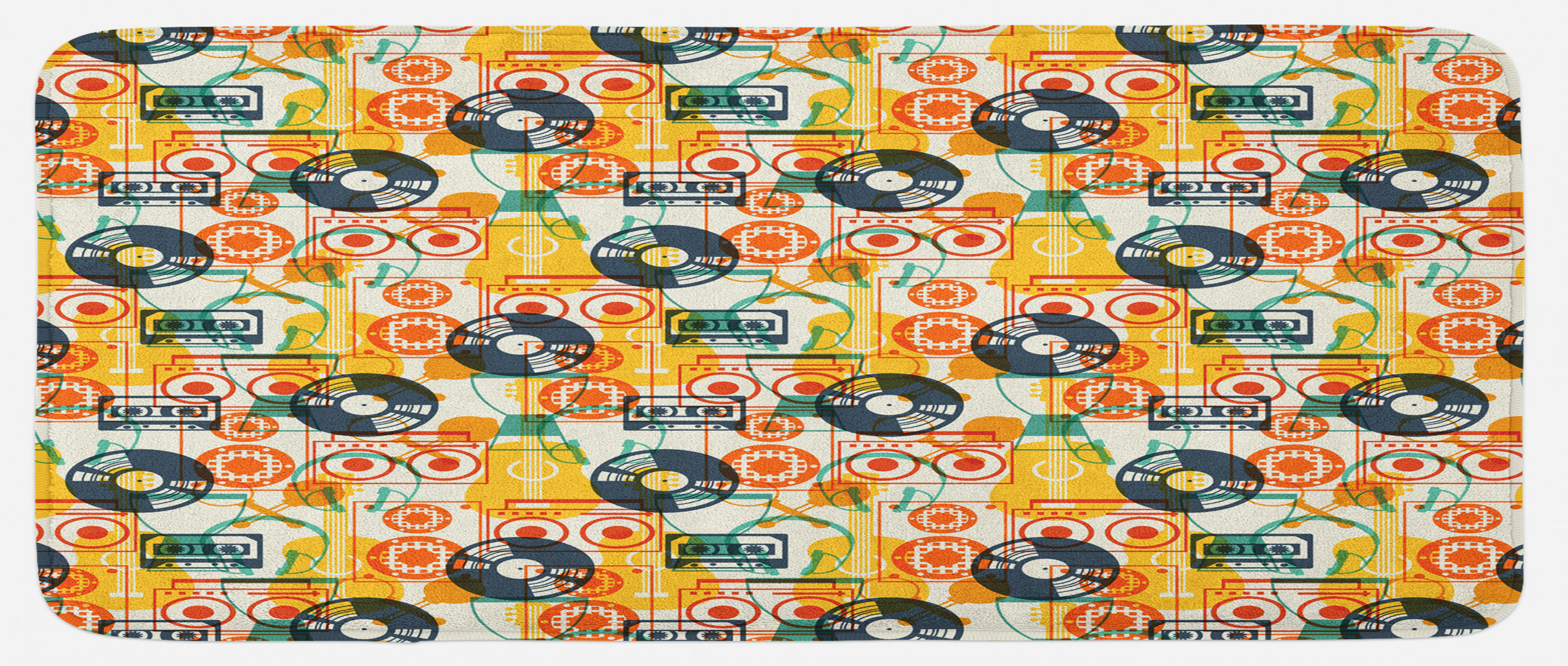 East Urban Home Music Kitchen Mat | Wayfair