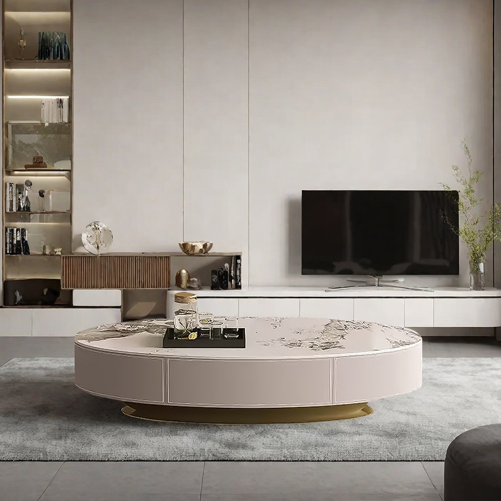 Orren Ellis Tall and simple solid wood rock board coffee table | Wayfair