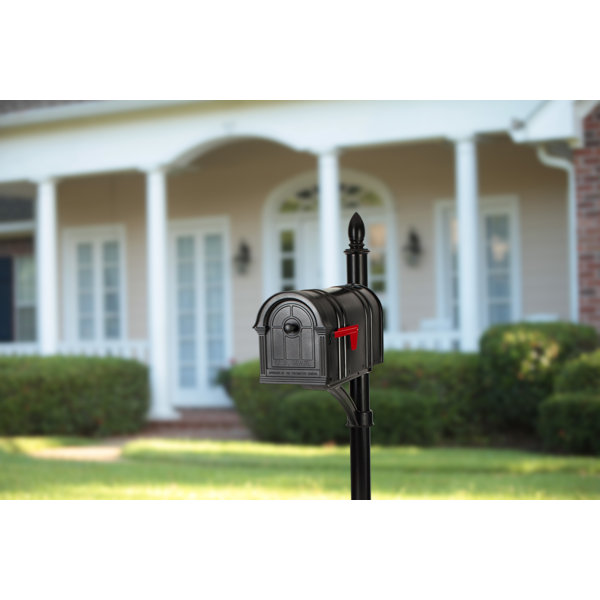 Postal Pro Mailboxes Manchester Post Mounted Mailbox & Reviews | Wayfair