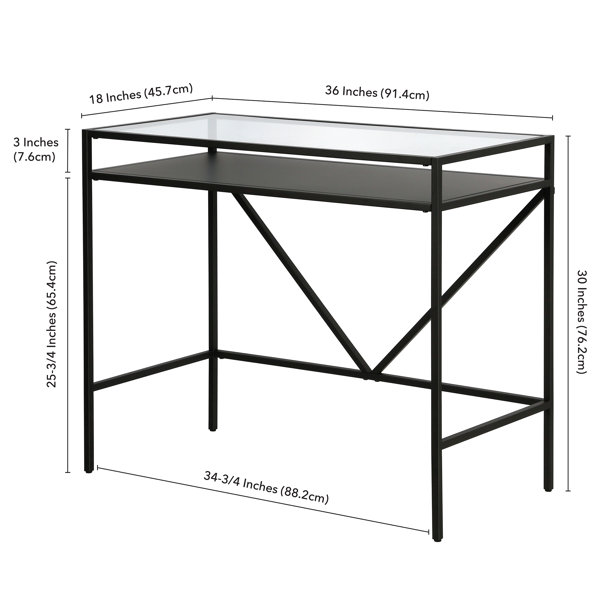 AllModern Duran Glass Desk & Reviews - Wayfair Canada