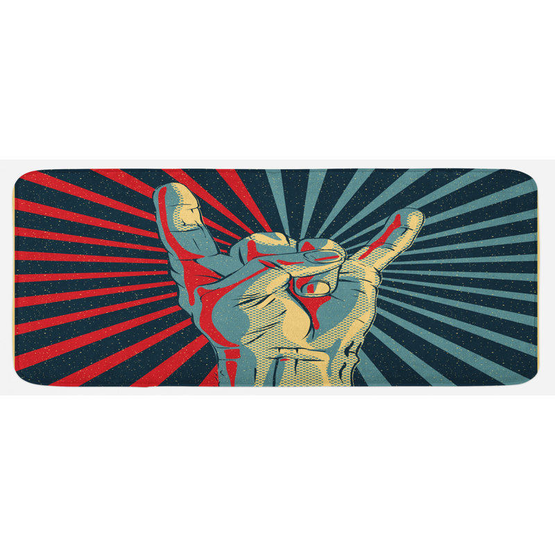 East Urban Home Music Kitchen Mat | Wayfair