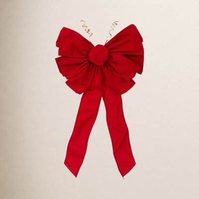x large red bow