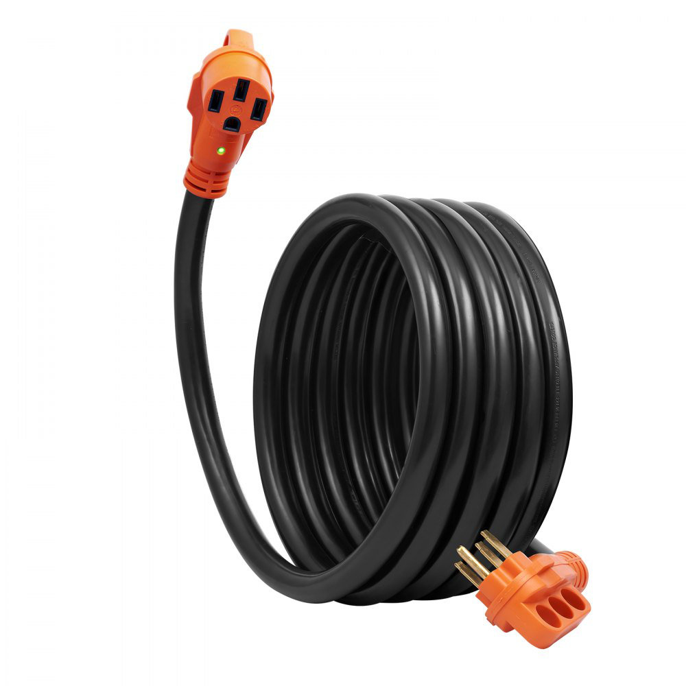 VEVOR 15 ft RV Extension Cord, 50 Amp, Heavy Duty STW RV Power Cord ...