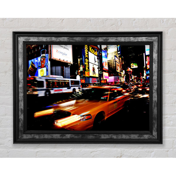 Bright Star New York Broadway Cabs - Single Picture Frame Print ...