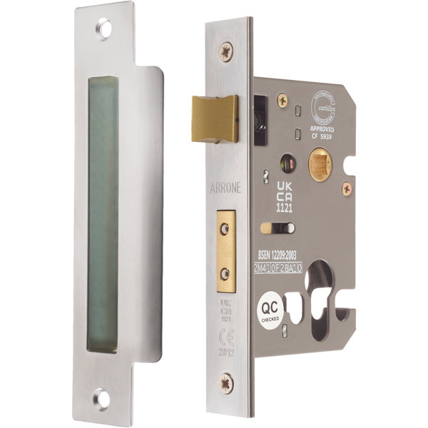 HOPPE UK Style Euro Profile Cylinder Mortice Sashlock Case | Wayfair.co.uk