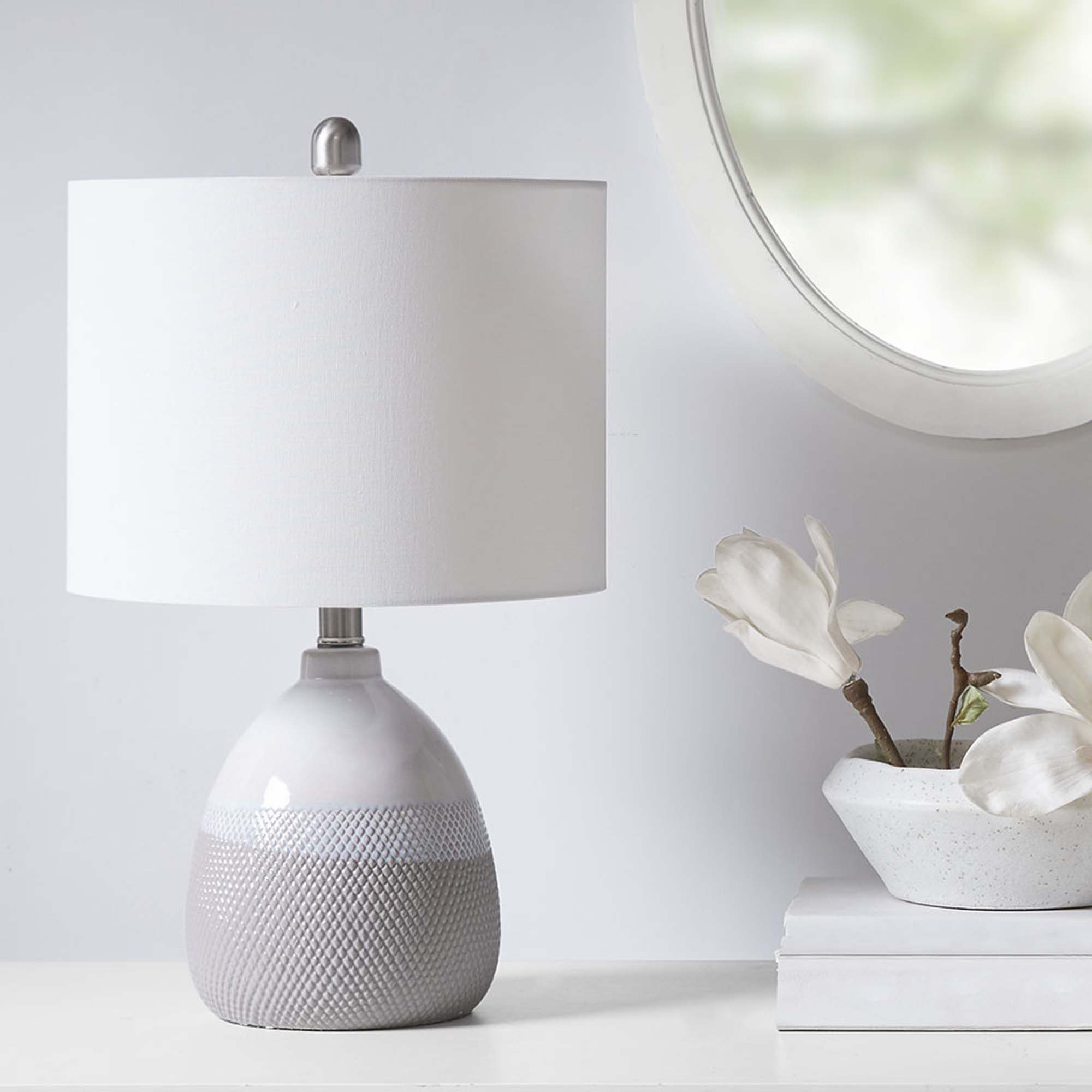 Ebern Designs Driggs Ceramic Textured Table Lamp | Wayfair