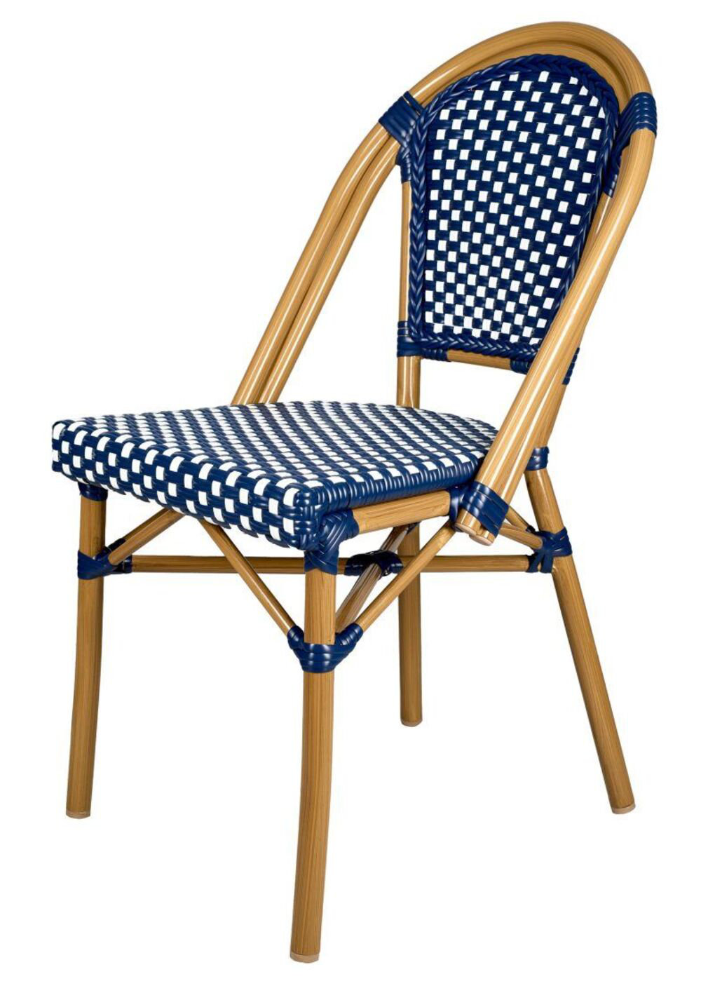 Chivari Armless French Patio Dining Chair By Chivari, 2 Chair Bundle By ...