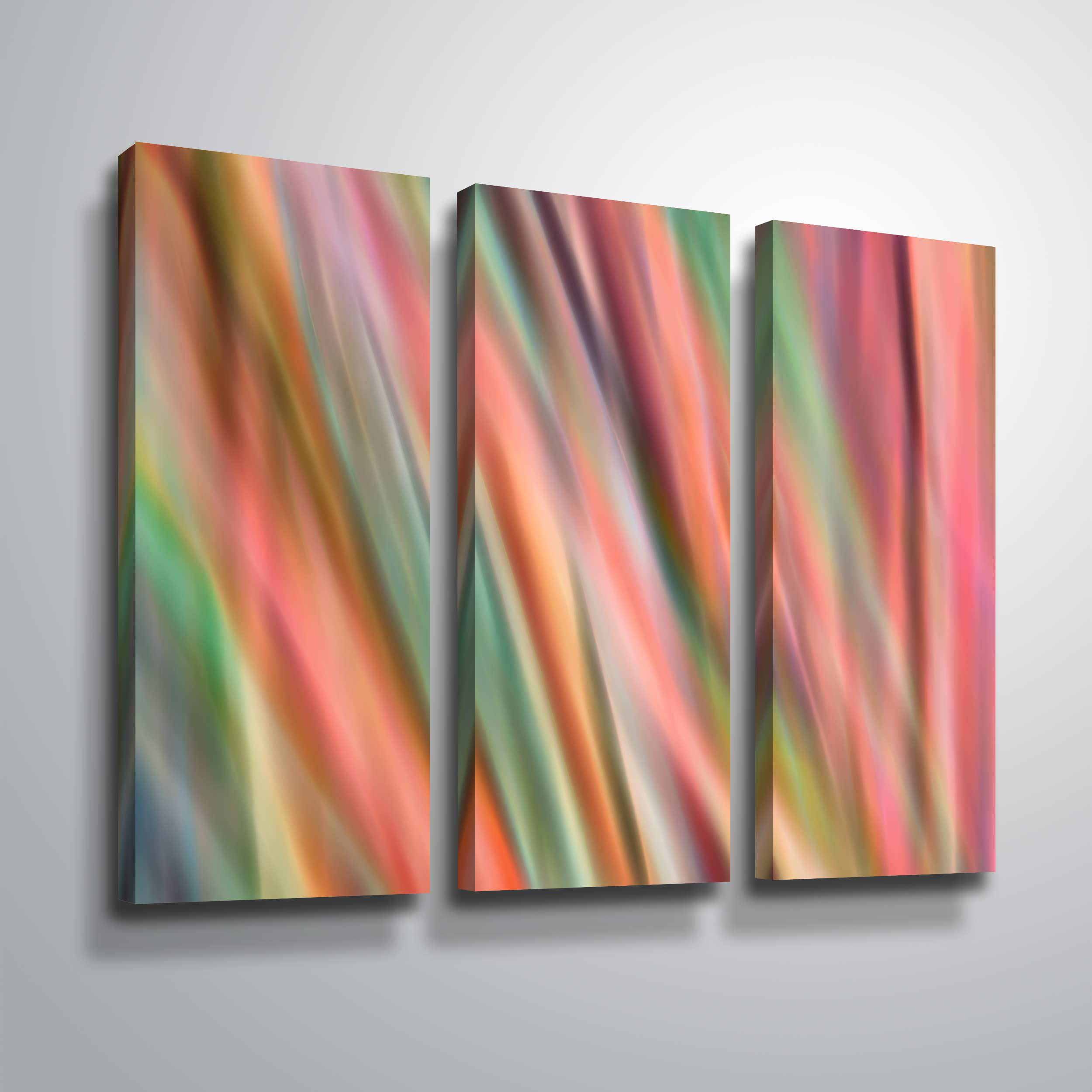 Ivy Bronx 'Grass Barcode' Graphic Art Print Multi-Piece Image on Canvas ...