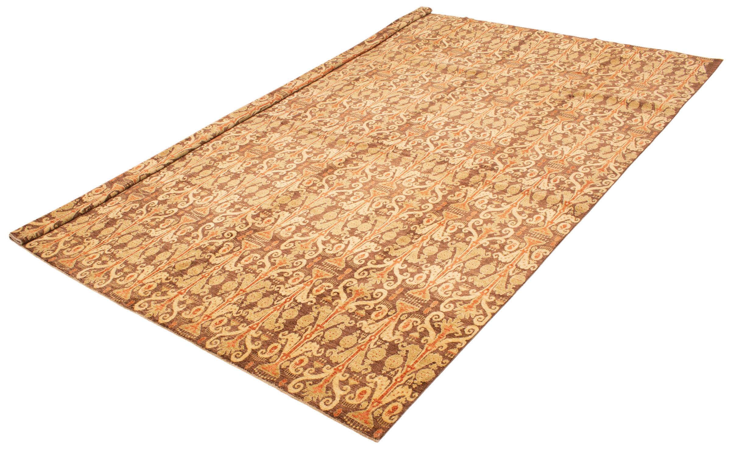 Isabelline Raife Finest Dark Brown Rug 10'1" X 14'5" | Wayfair