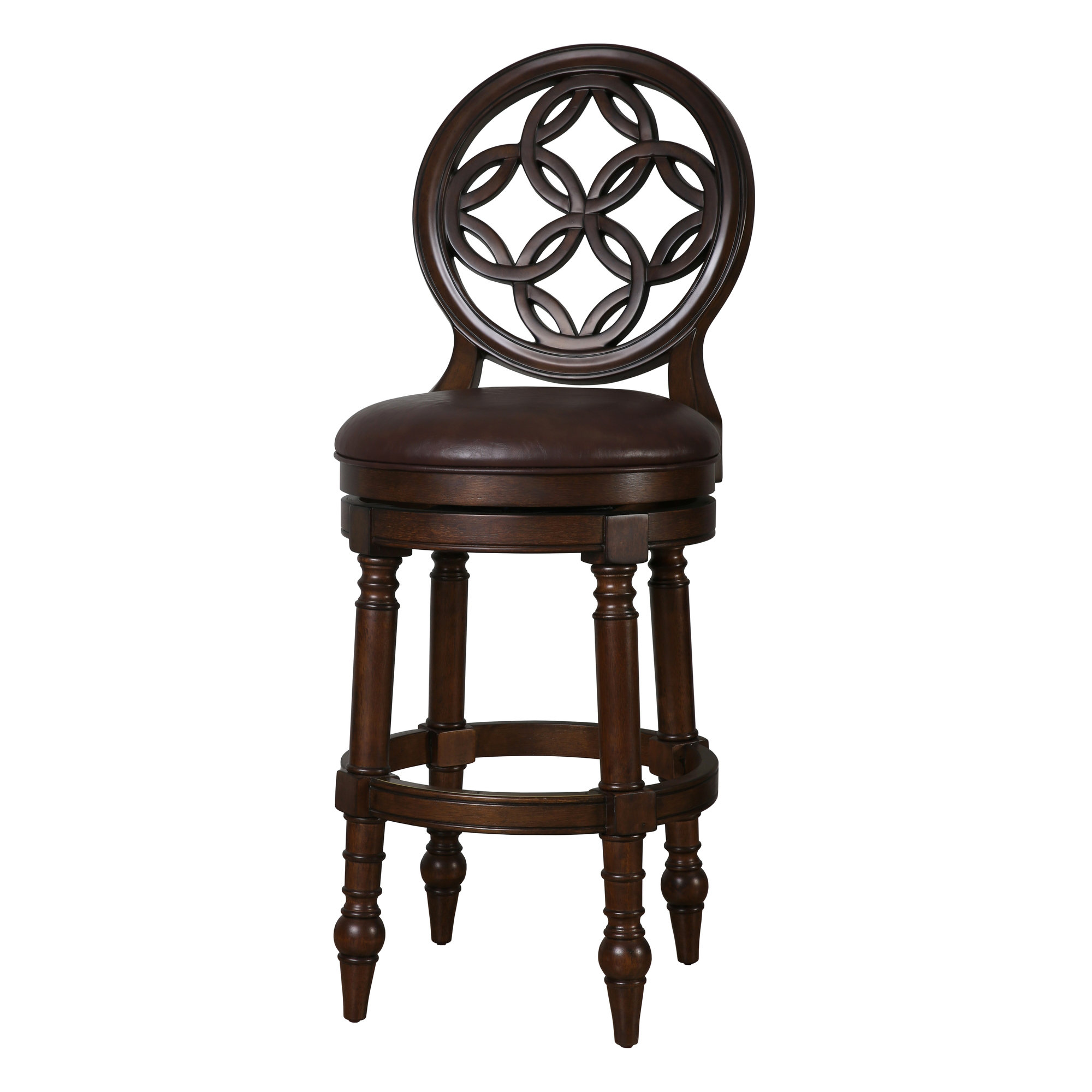 One Allium Way® Sauer Swivel Stool | Wayfair
