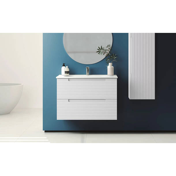 Lucena Bath Moncler 40'' Single Bathroom Vanity with Ceramic Top | Wayfair