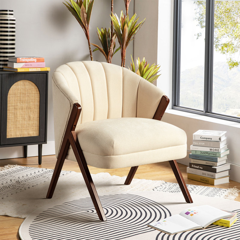 Wade Logan® Balgobin Upholstered Barrel Chair & Reviews | Wayfair