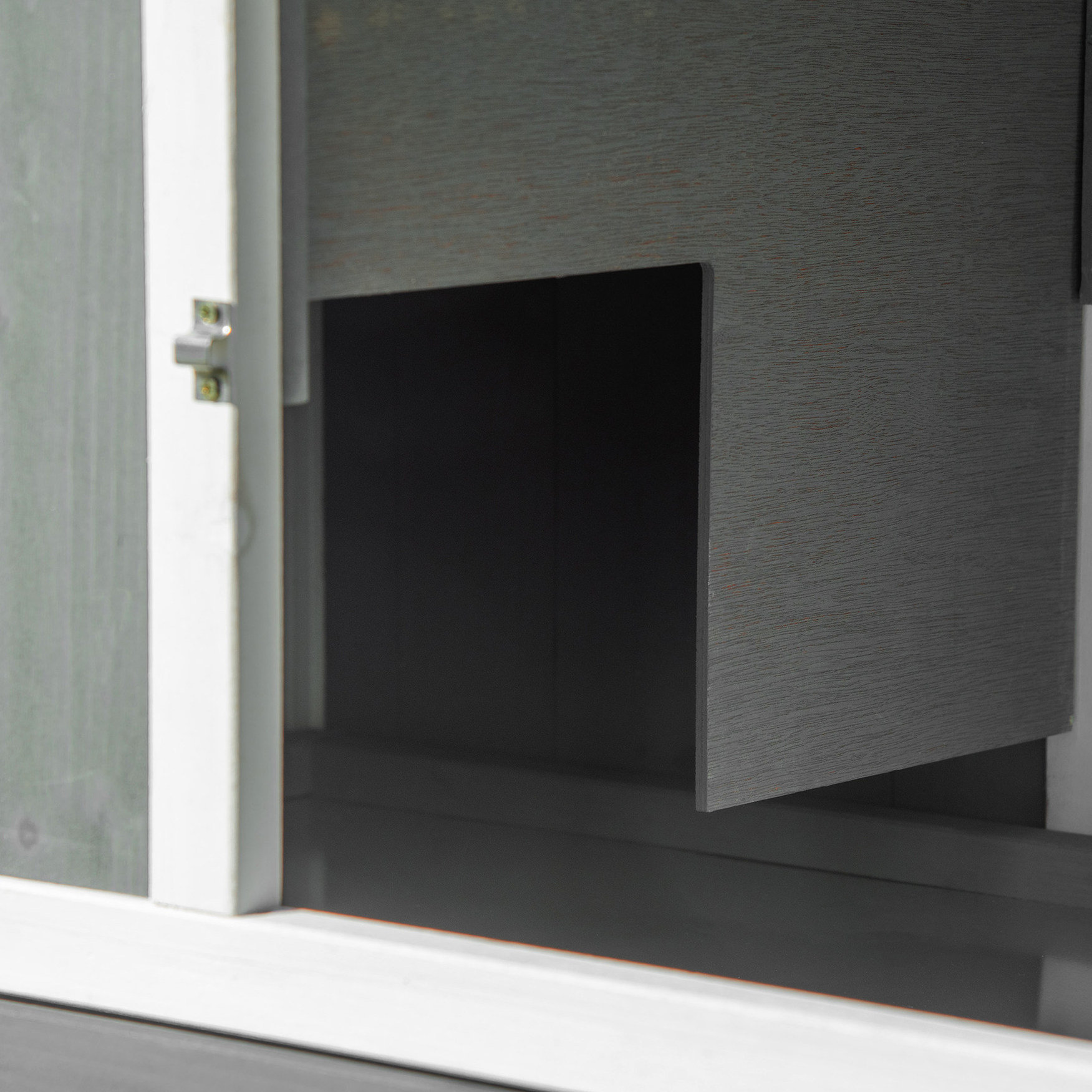 Archie & Oscar™ Outdoor Large Rabbit Playhouse - Wooden With Run, Tray ...