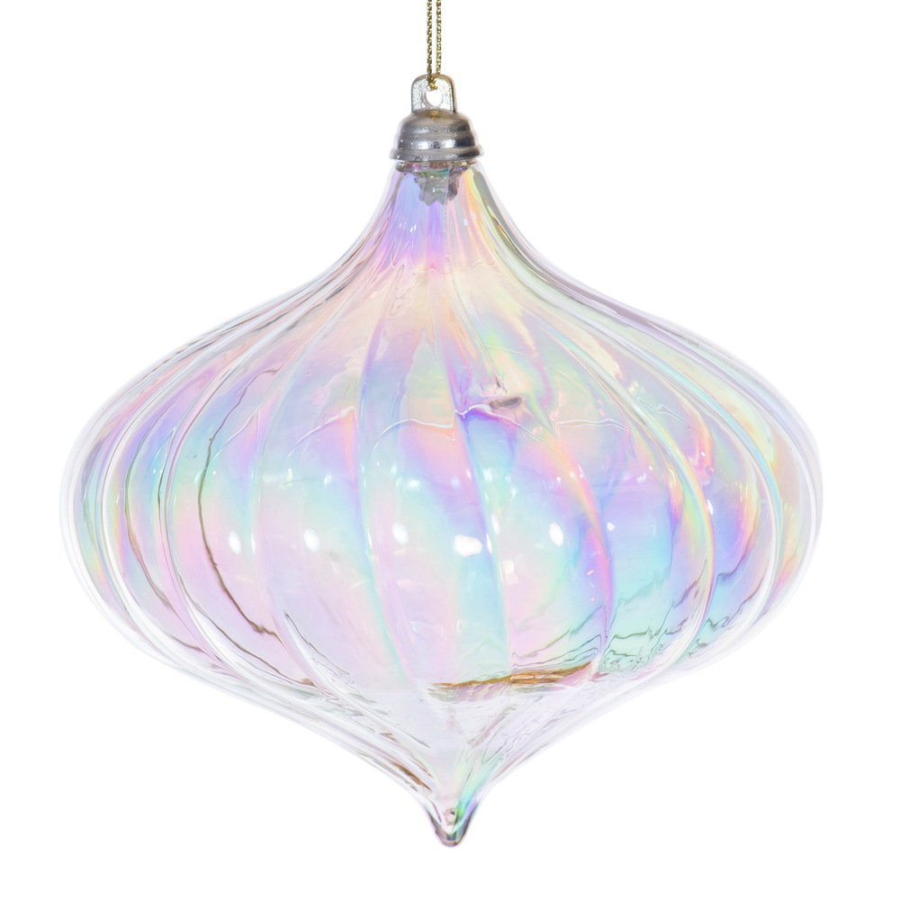 The Holiday Aisle® 4.75" Iridescent Onion. Includes 2 ornaments per bag ...