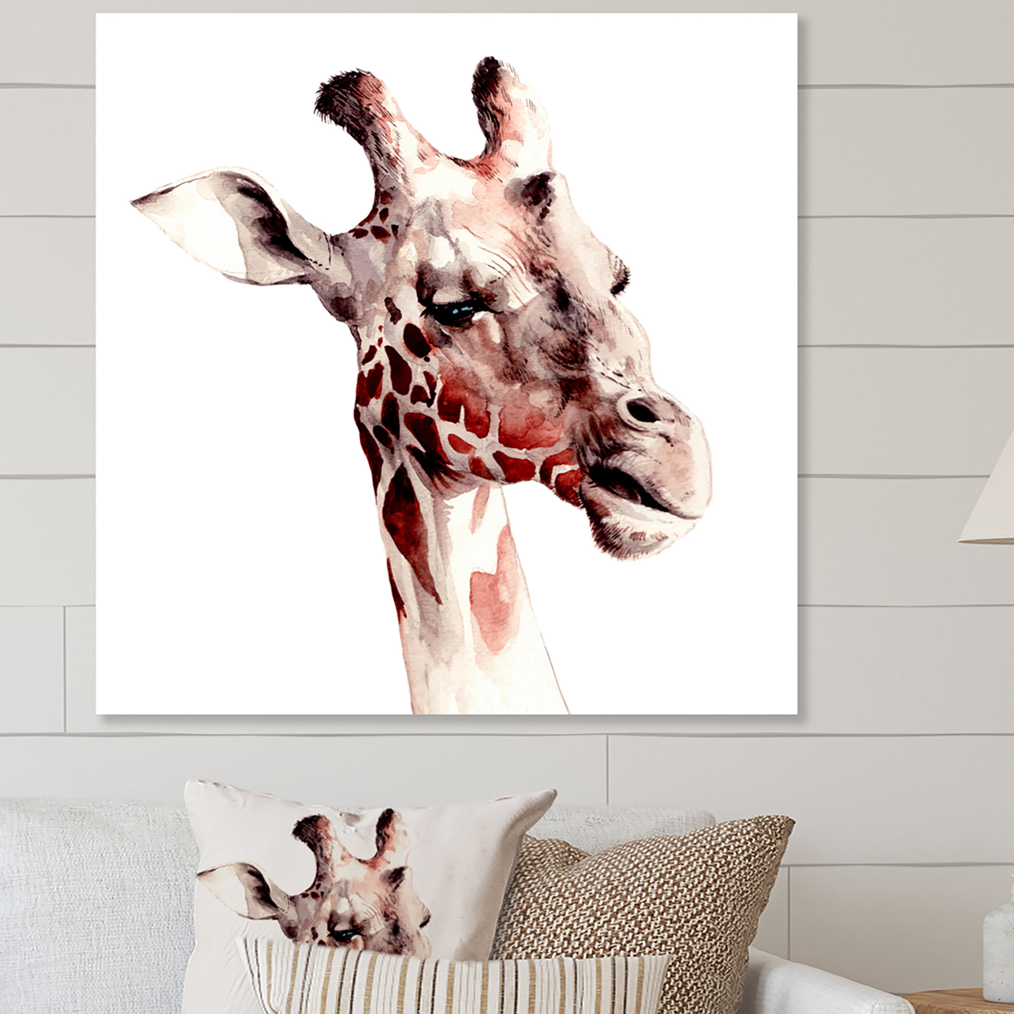 Millwood Pines Portrait Of A Giraffe - on | Wayfair