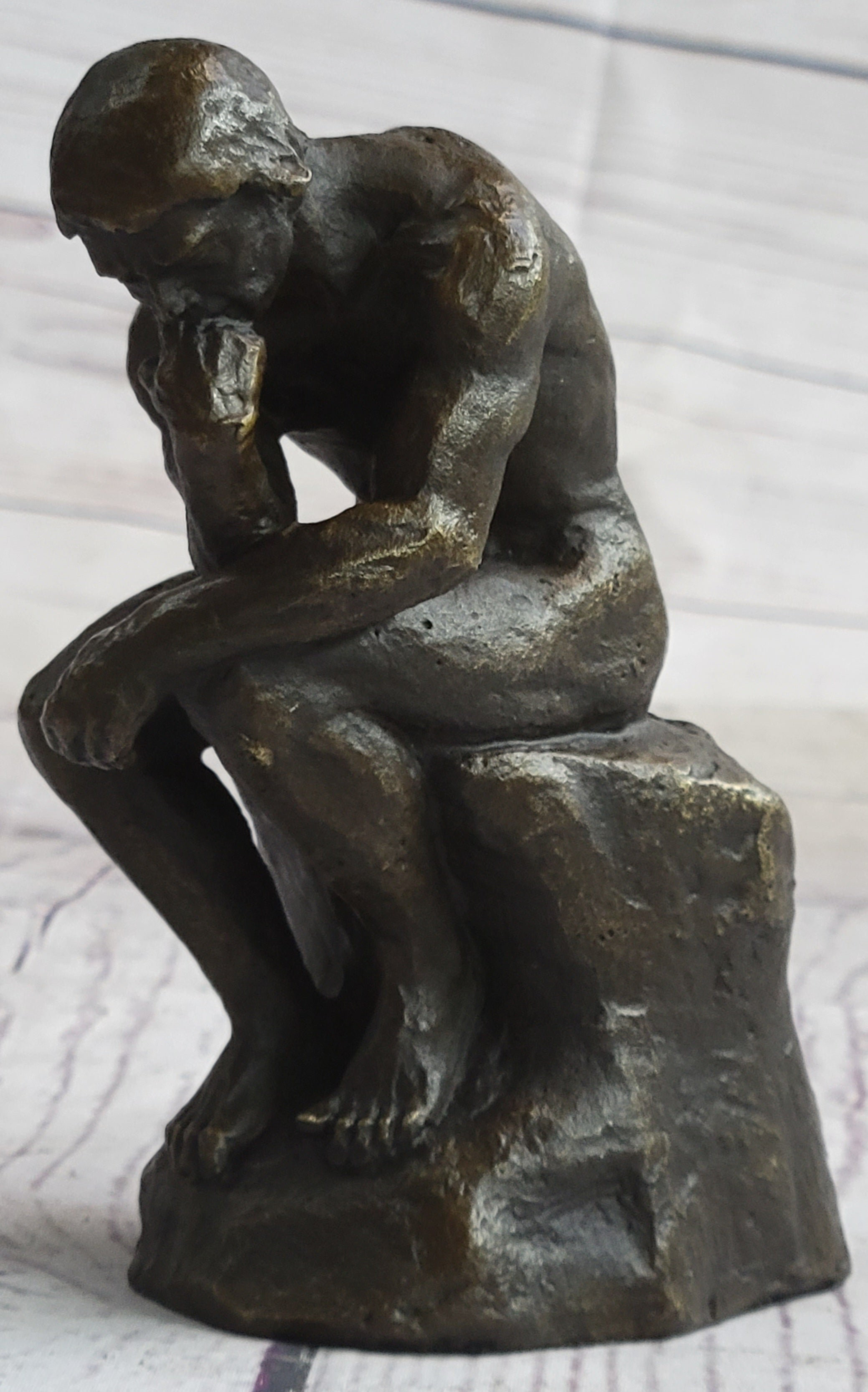 Lark Manor™ Auguste Rodin The Thinker Thinking Man Nude Male Figure ...