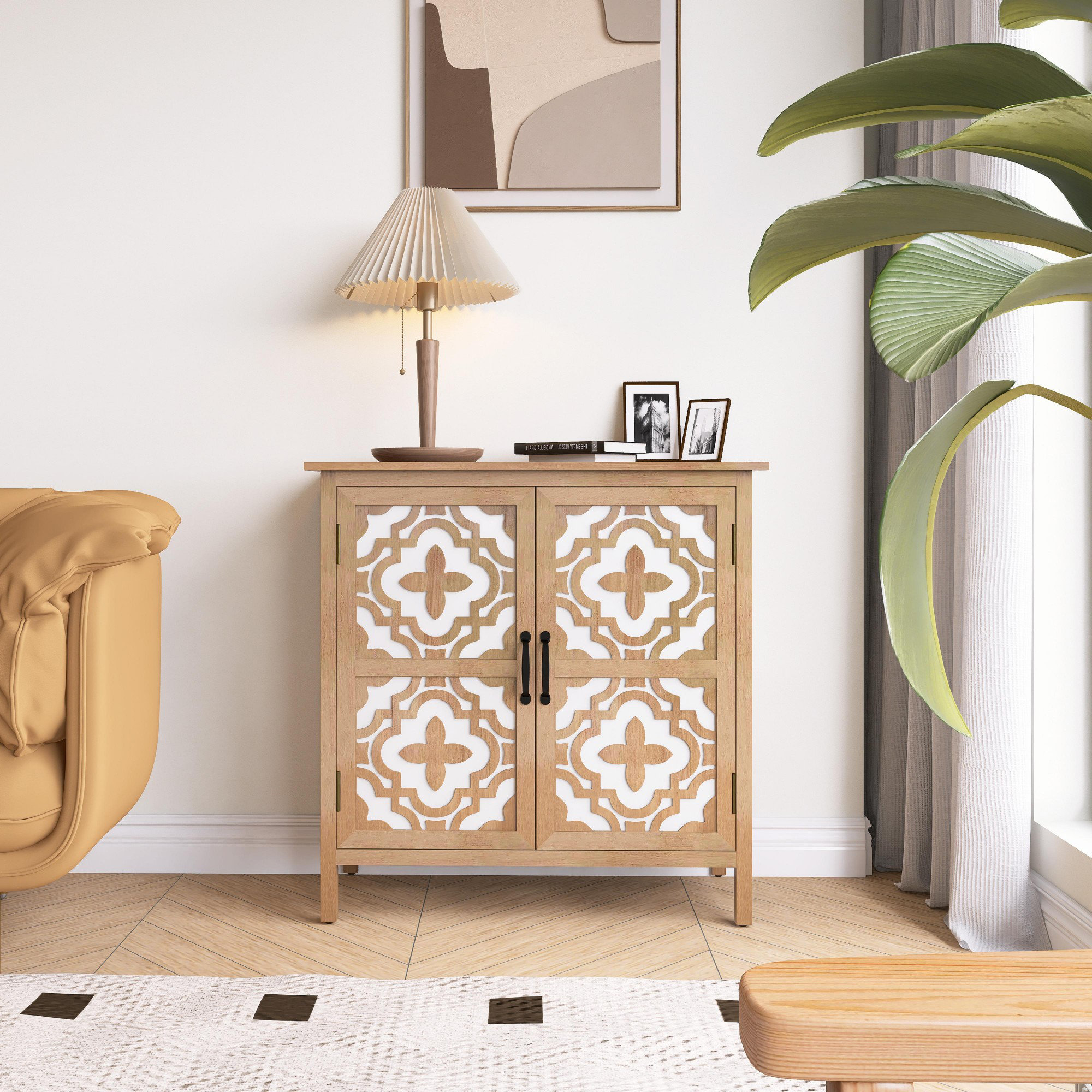 Bungalow Rose Accent Cabinet - Traditional Craftsmanship | Wayfair