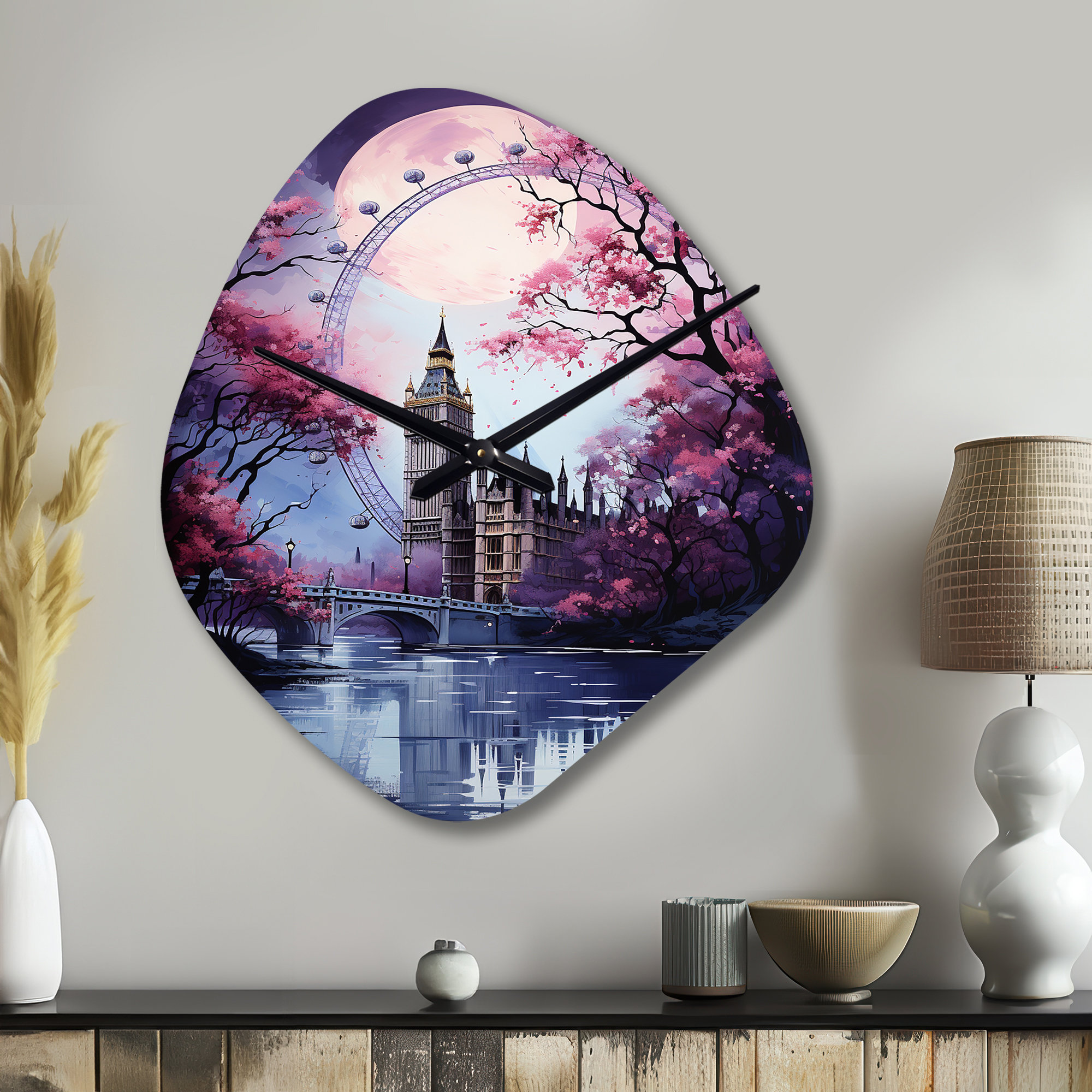 Design Art Purple Ferris Wheel Eternal Carousel IV - Amusement Parks ...