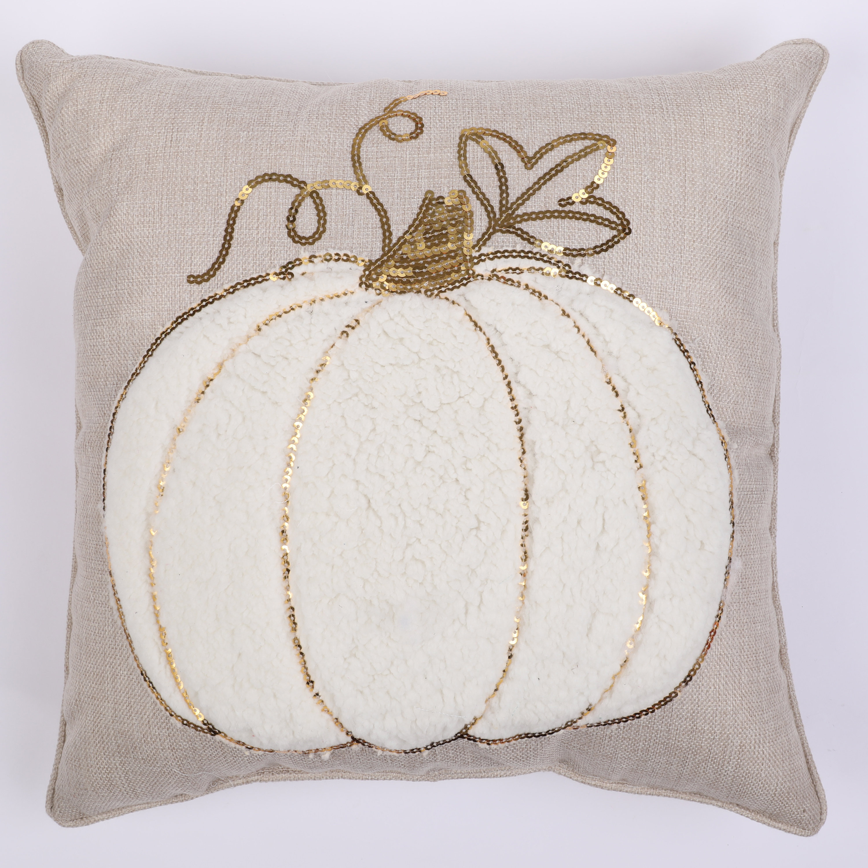 Tempo Sherpa Pumpkin Throw Pillow & Reviews | Wayfair