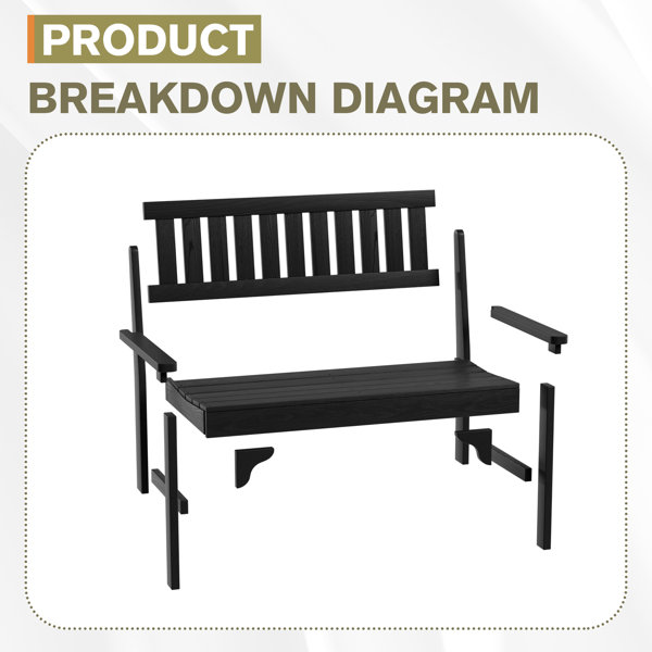 Lark Manor™ High Quality HDPE Outdoor Bench & Reviews | Wayfair