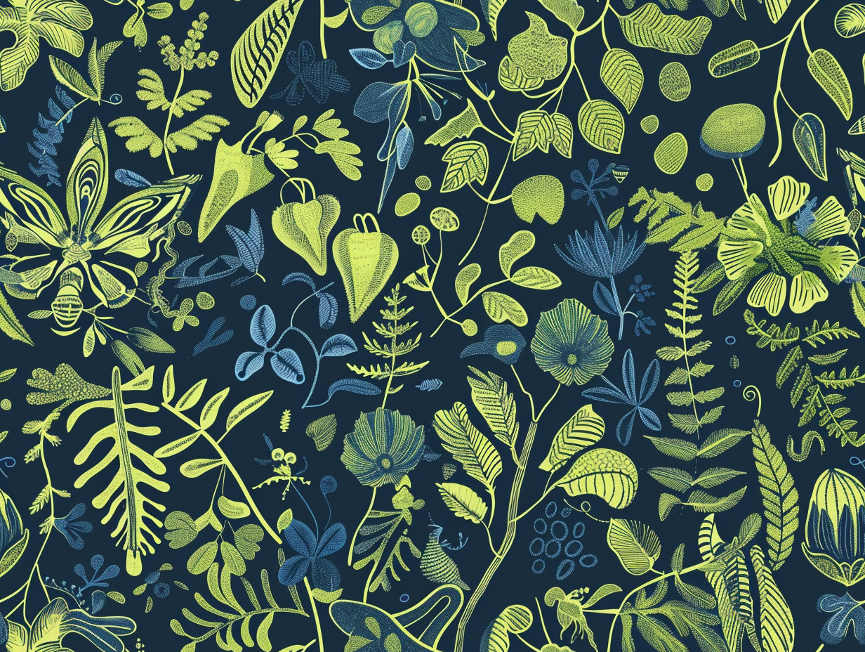 VisionDecor Botanical print Bedding Nature Comforter Floral | Wayfair