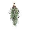 The Holiday Aisle® Frosted Pine Cone Twig Swag | Wayfair