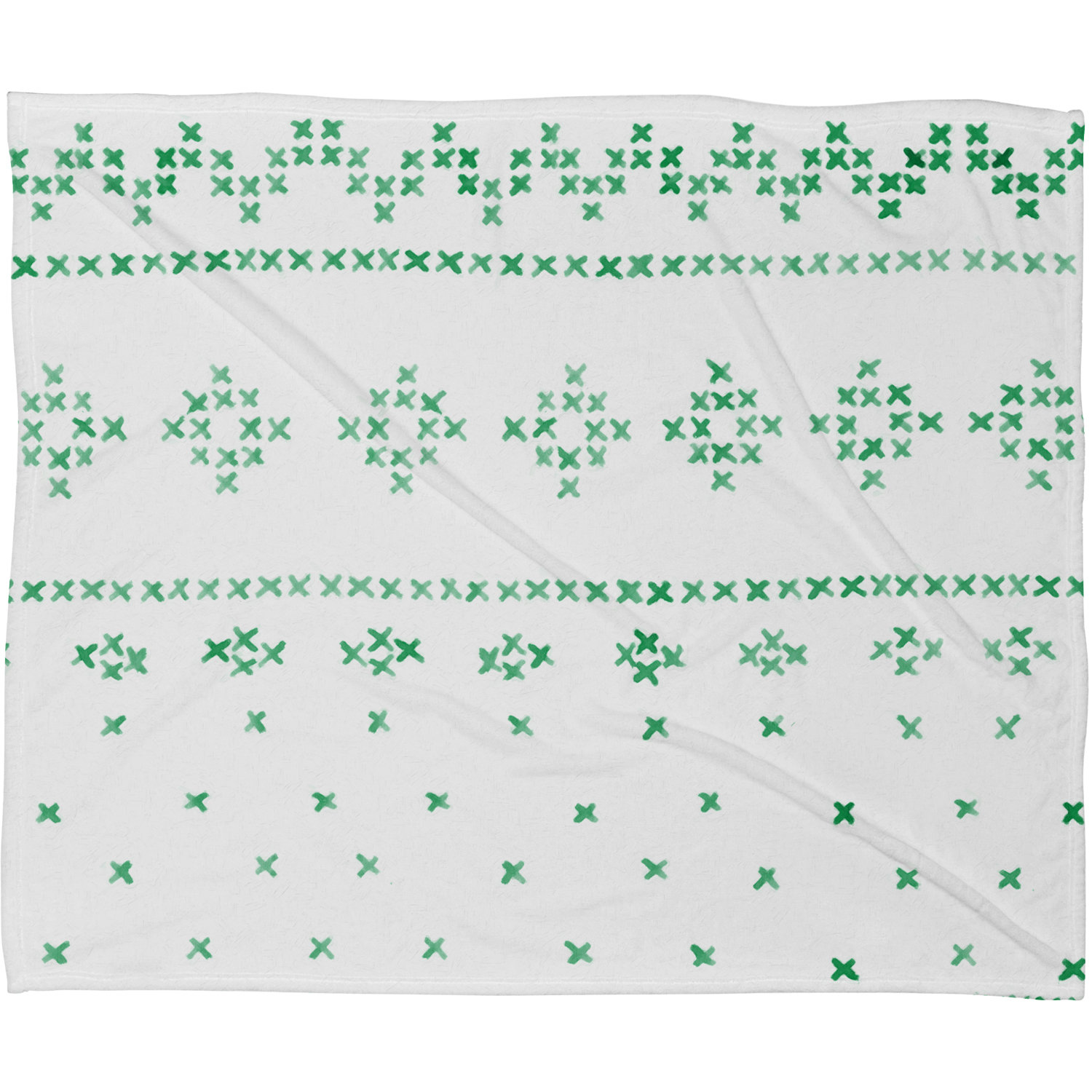 Deny Designs Social Proper Holiday Sweater Plush Fleece Throw | Wayfair