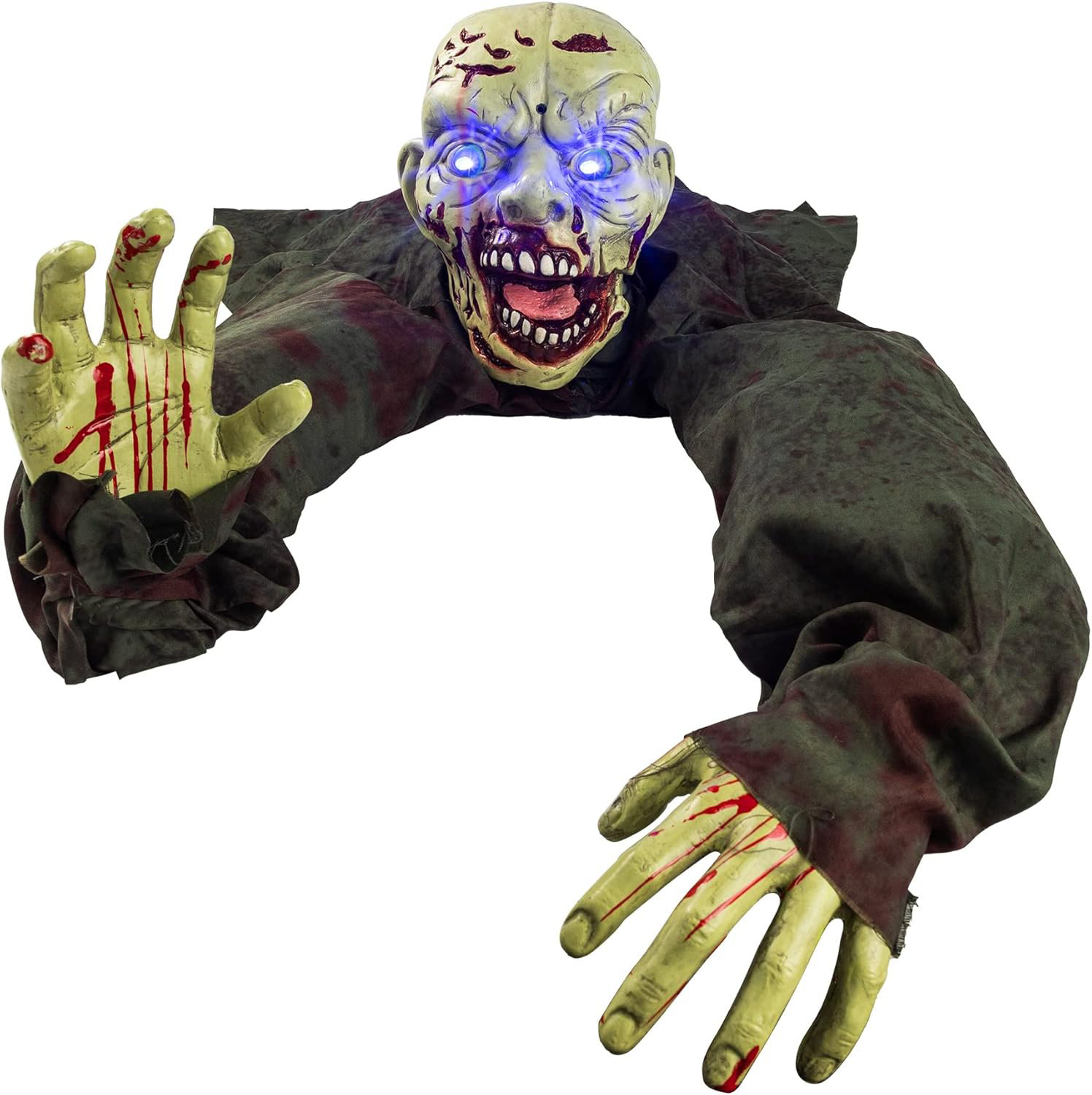 The Holiday Aisle® Halloween Outdoor Decoration Animated Zombie ...