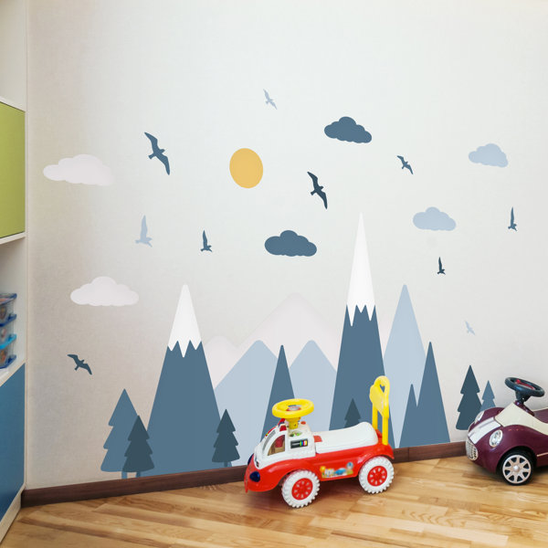 Isabelle & Max™ 25 Piece Mountain Wall Decal Set & Reviews | Wayfair