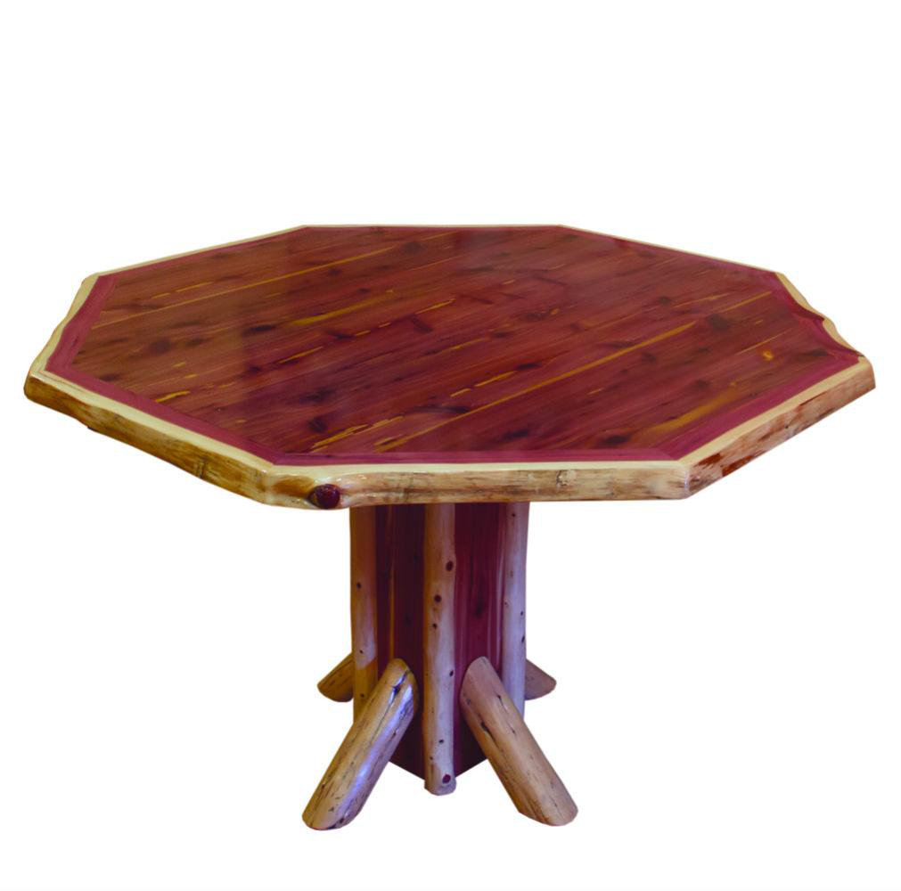 Loon Peak® Flitwick Octagon Solid Wood Dining Table | Wayfair