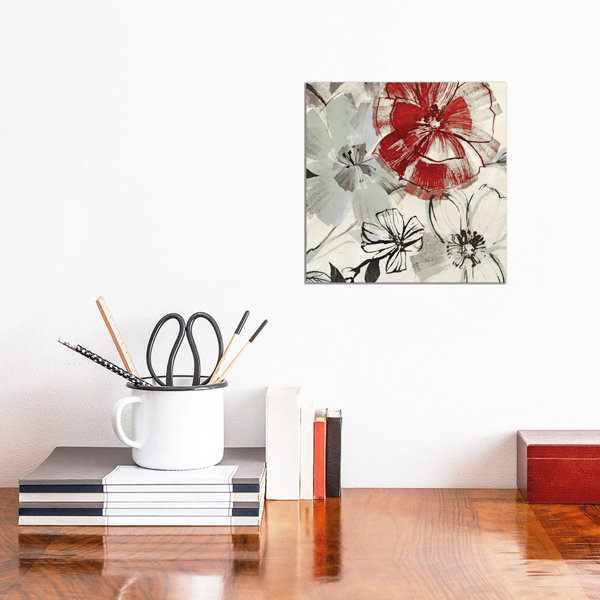 Rosalind Wheeler Red Gems II by Astrid Inger - Wrapped Canvas Print ...