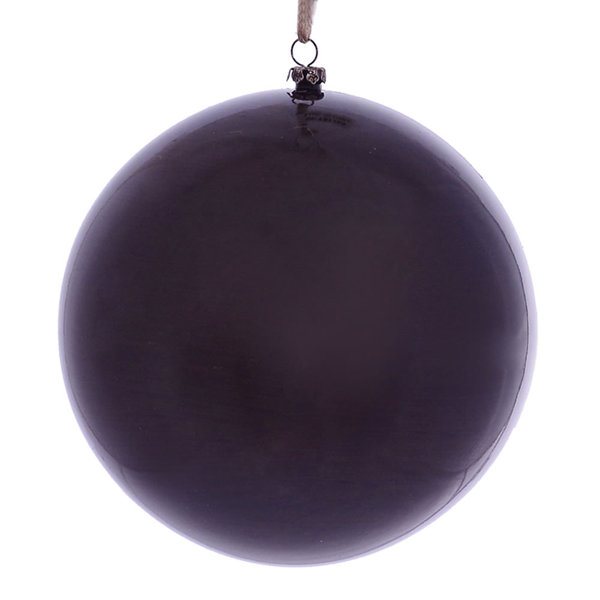 The Holiday Aisle® Wood Grain Ball Ornament | Wayfair